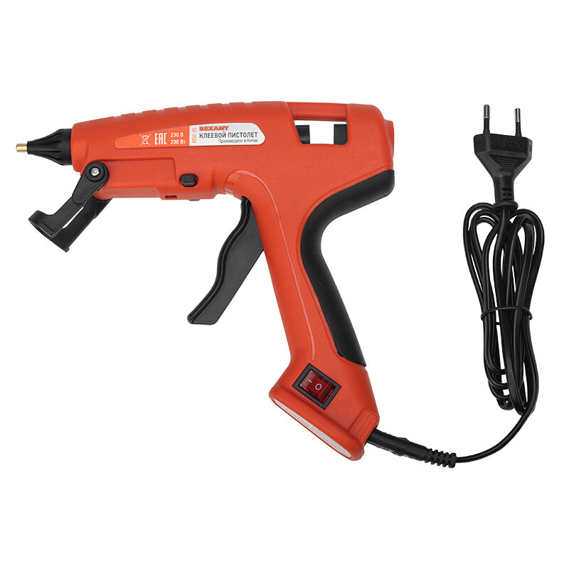 Пистолет клеевой REXANT эксперт 200 Вт