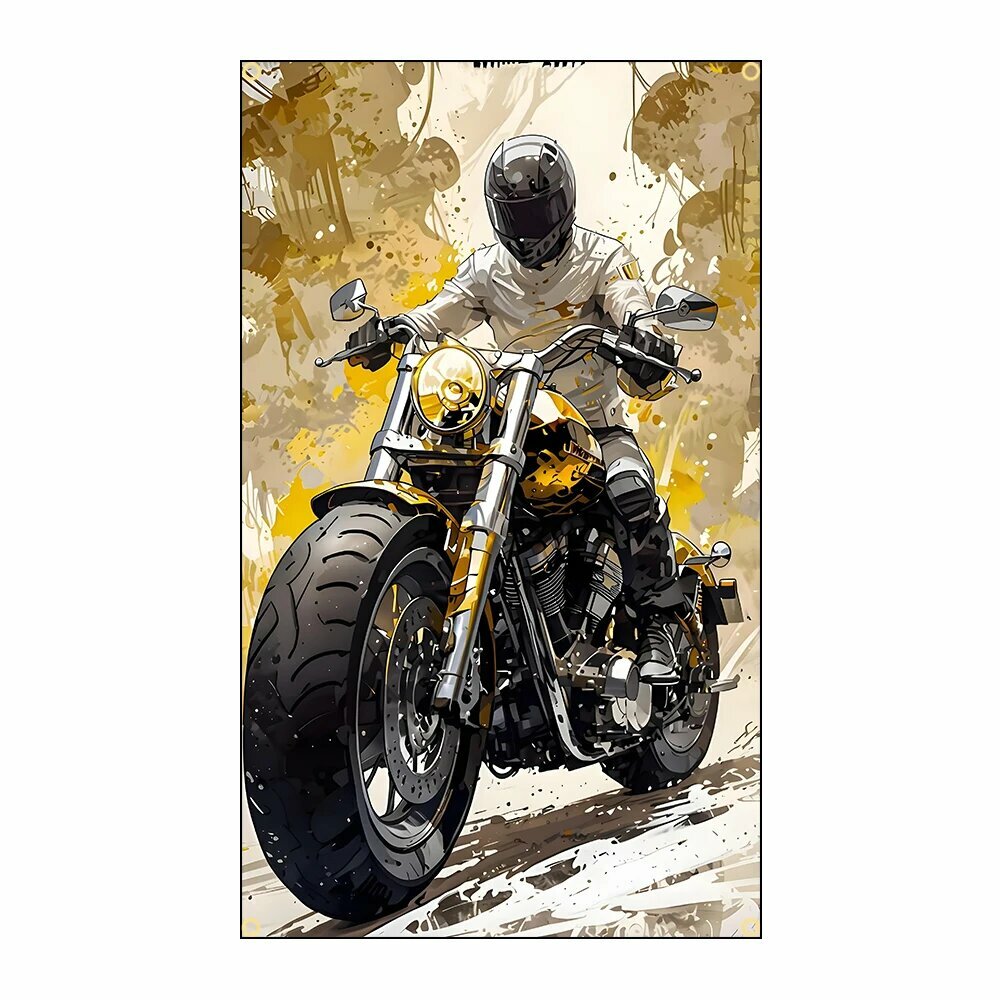 Флаг для гоночных мотоциклов, полиэстер, 90x150 см Желтый, 120x180cm, зеленый