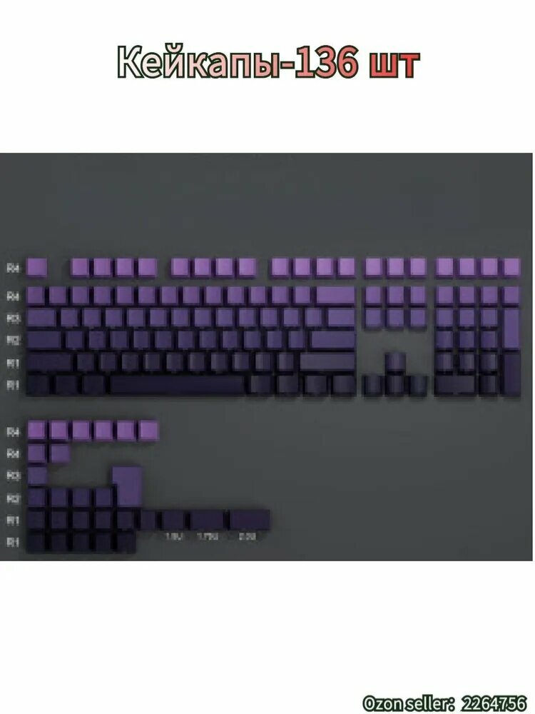 Кейкапы-136 шт