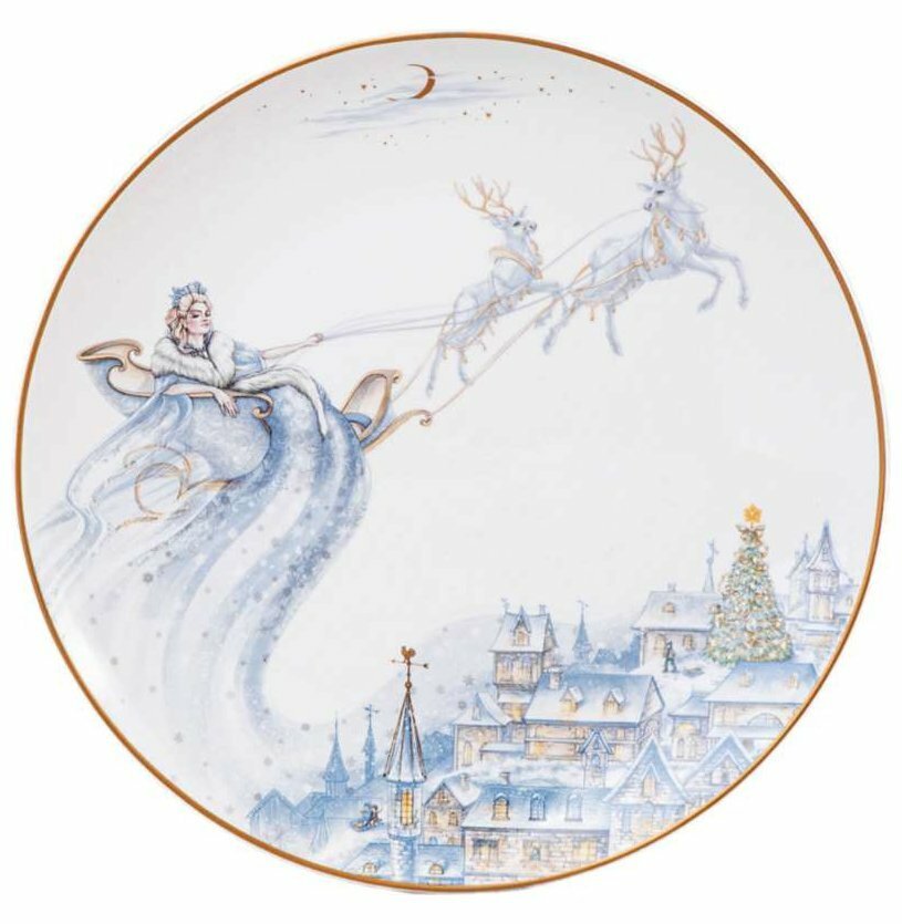 Тарелка 20,5 см 1 шт LEFARD "снежная королева" / 361015