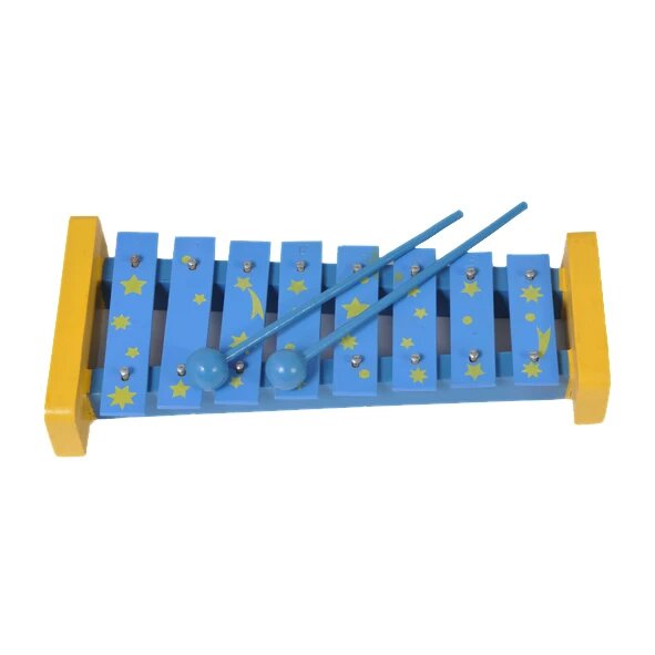 Детская образовательная игрушка, восьмичтвенный ксилофон, супер точный, 15-нотный, цветной алюминиевый пластинчатый ксилофон, ручной ксилофон, раннее обучение, восьмичтвенный ксилофон