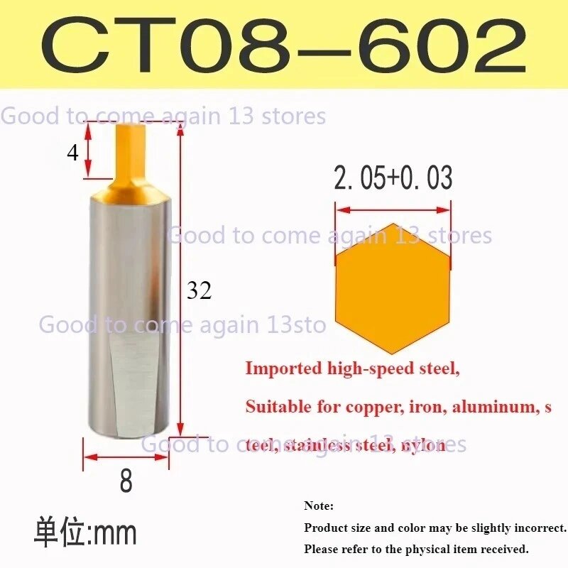 Перфораторный резак CT08-602, HSS-Tin, 8 мм