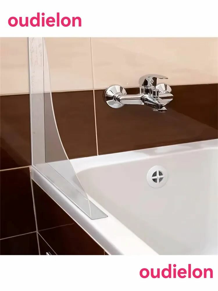 Защитные пластины от брызг для умывальника в ванной и кухонной мойки из прозрачного акрилла, 2 штуки, без клея