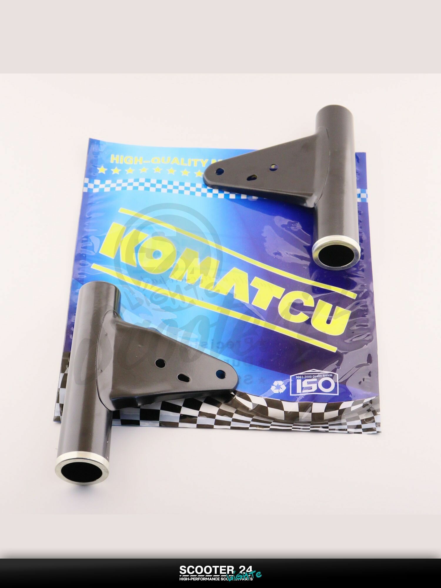 Крепление фары на китайский мопед и мотоцикл Zongshen, Lifan 125/150 "KOMATCU" (mod.A)