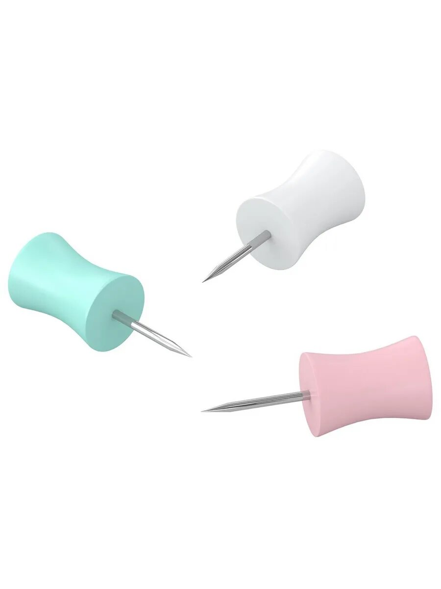 Кнопки канцелярские цветные силовые 30 шт.