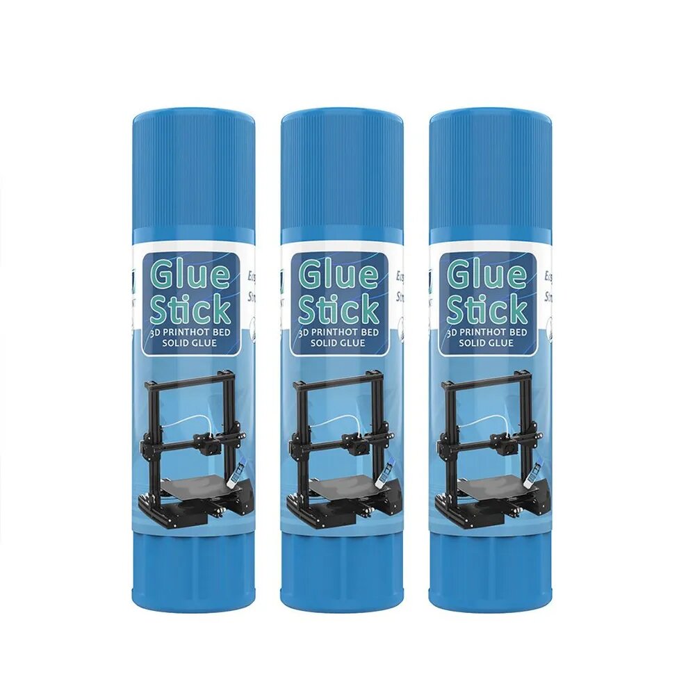3 твердые клеевые палочки PVP super glue sticks для платформ 3D-принтеров