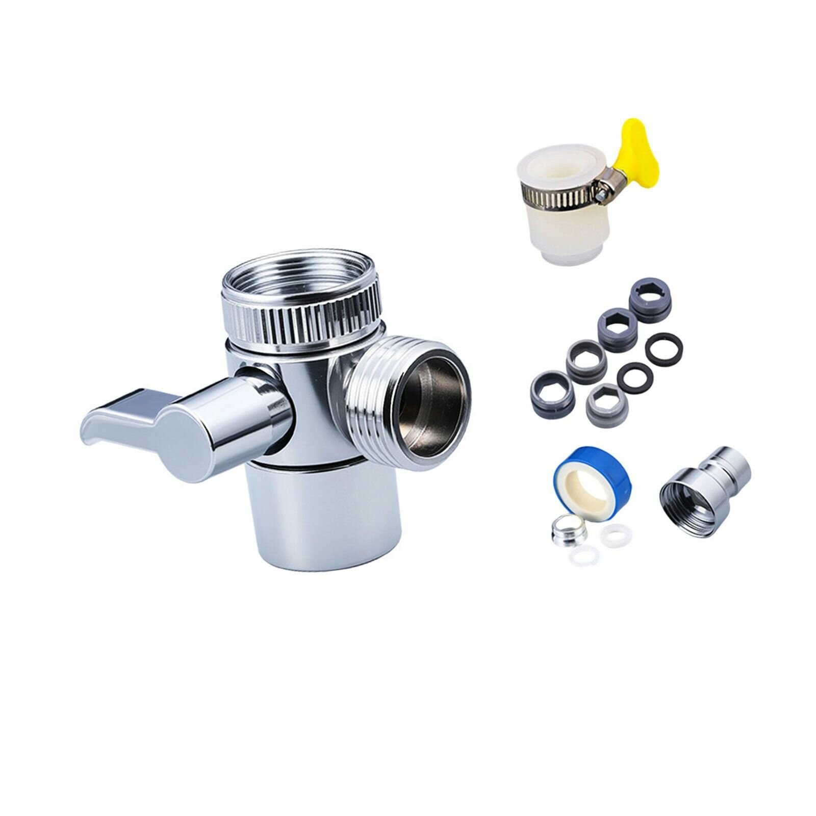 Клапан для переключения воды 3-ходовой соединитель крана адаптер разветвитель