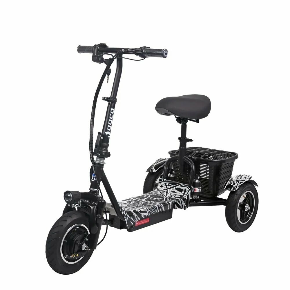 Электросамокат Многофункциональный, черно-серый