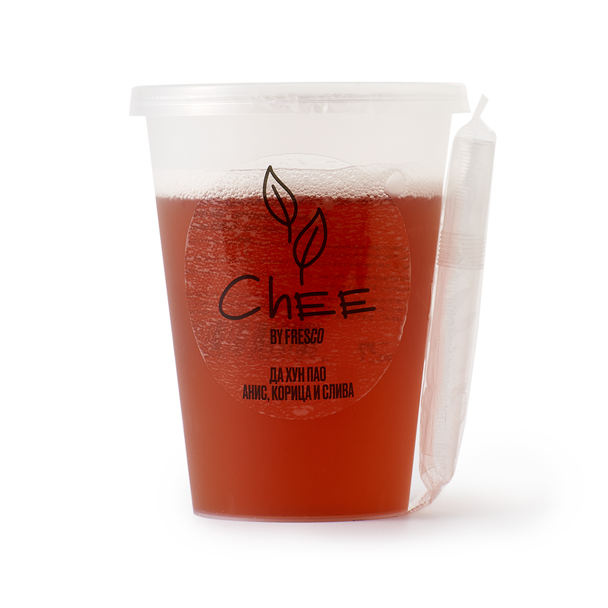 Чай Fresco "Да хун пао", с анисом и сливой, в стакане, 300 мл