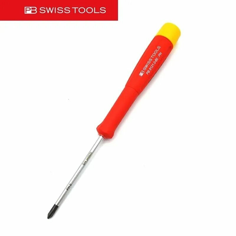 Прецизионная крестовая отвертка PB Swiss Tools (PH), подходящая для ремонта электронных устройств и прецизионных работ