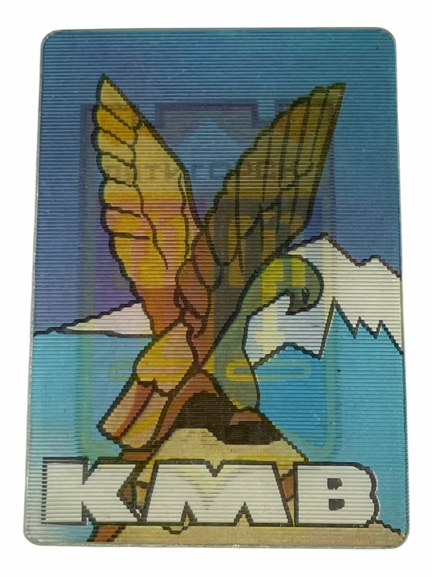 Советский винтажный переливающийся календарь, Пятигорск, сделано в СССР