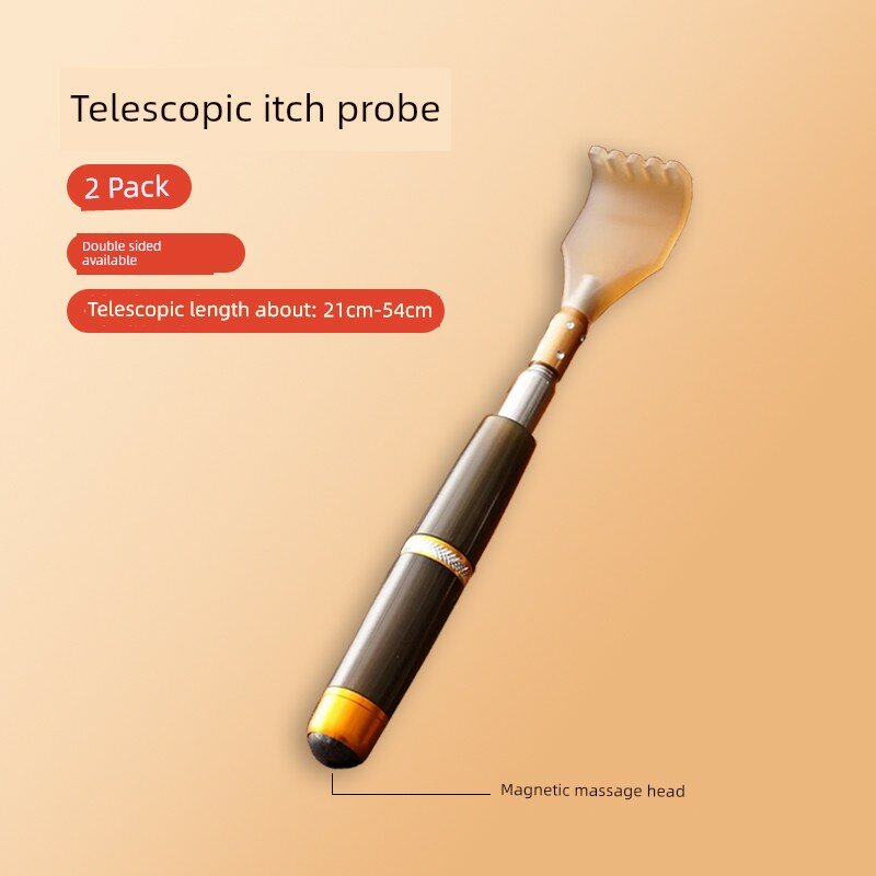 Многофункциональный скребок для спины для самостоятельного использования, выдвижной, для пожилых людей, 1499