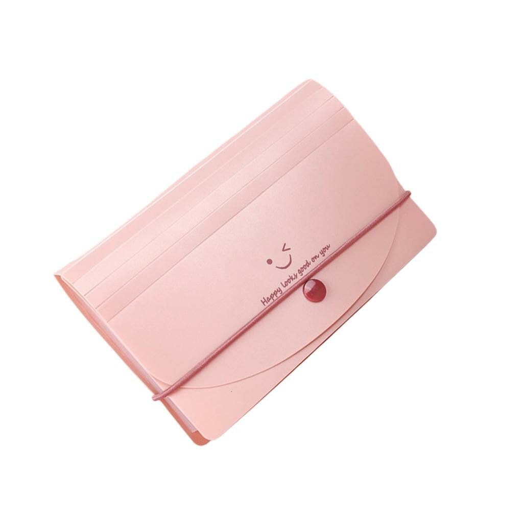 Органайзер для чеков и документов, Розовый