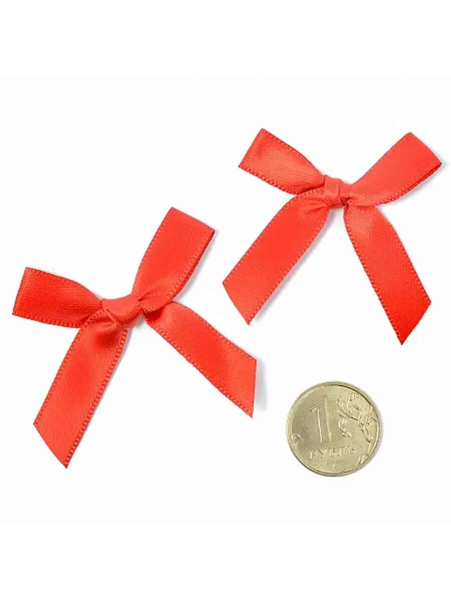 Бантики пришивные 100 шт 3,5 см