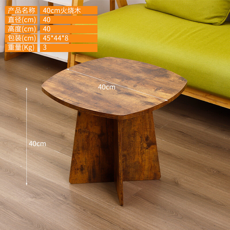 Кофейный столик для гостиной, маленький чайный столик для квартиры, современный простой столик для дивана, маленький квадратный столик для отдыха на балконе арендного дома