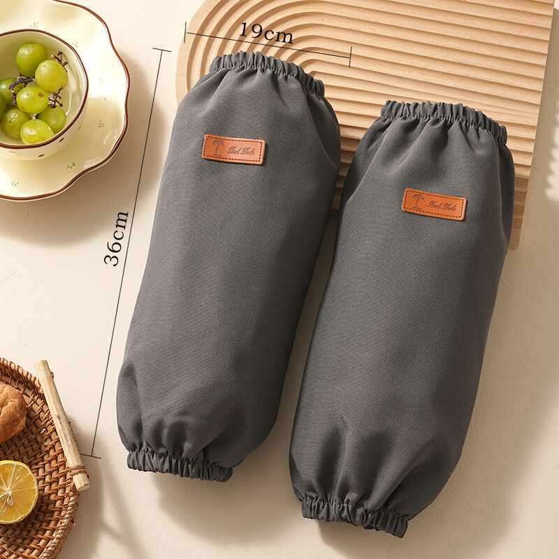 Водонепроницаемые рукава из холста для осени и зимы, офисная живопись, большие хлопковые утепленные рукава, защитные рукава для кухонной работы для мужчин и женщин, домашняя уборка