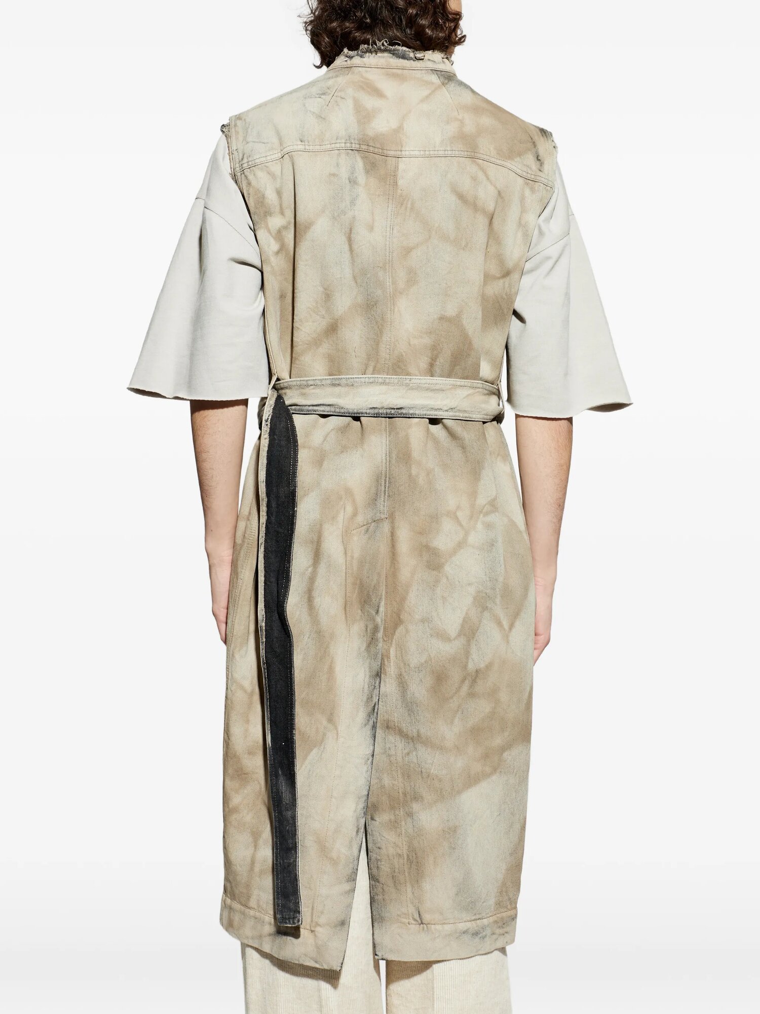 Пальто Rick Owens Belted coat, размер 50, разноцветный — фото 1