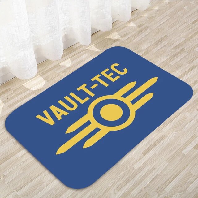 Коврик для пола с логотипом Games Vault Tec, домашний ковер, придверный коврик, современный декоративный ковер, нескользящий напольный коврик 624
