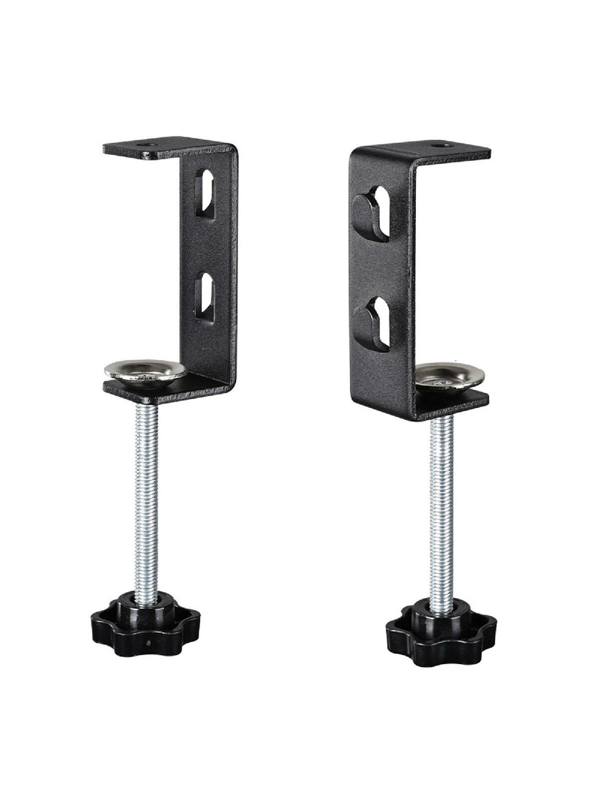 1 комплект из 2-х, С-образный зажим, фиксированный зажим для квадратной стальной трубы, зажим для пряжки