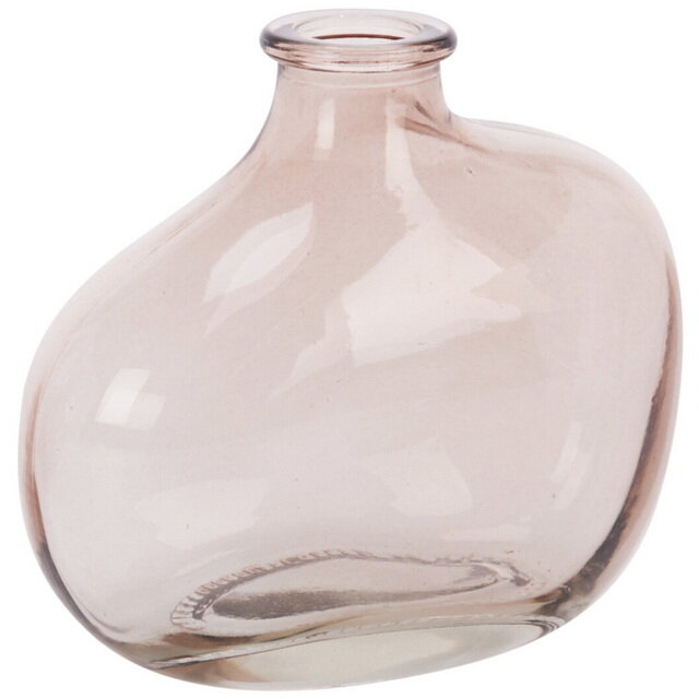 Стеклянная ваза Верджин Мурано 9 см пыльная роза, Koopman, AC7110550-1