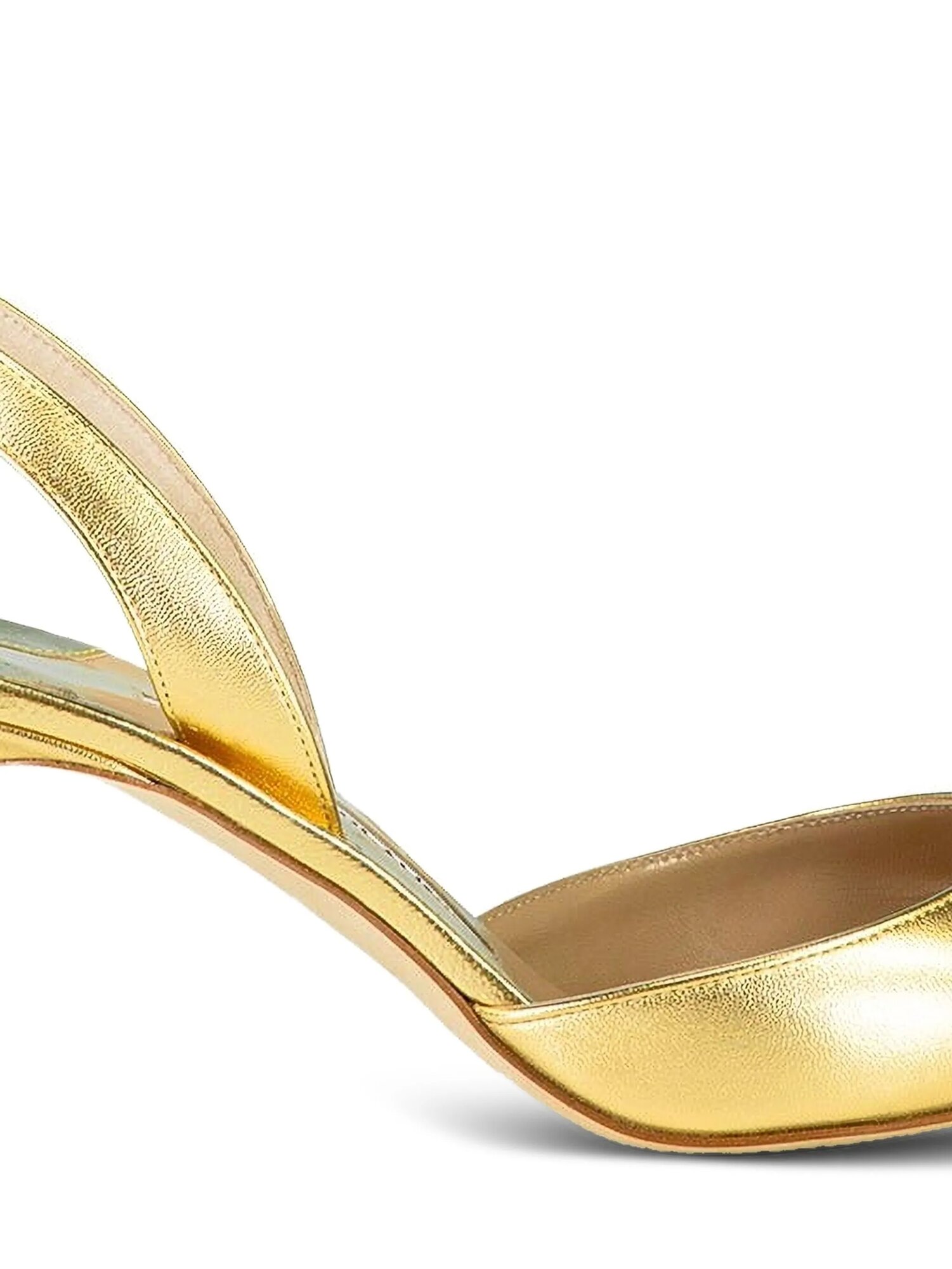 Туфли Manolo Blahnik, размер 40,5, золото — фото 1