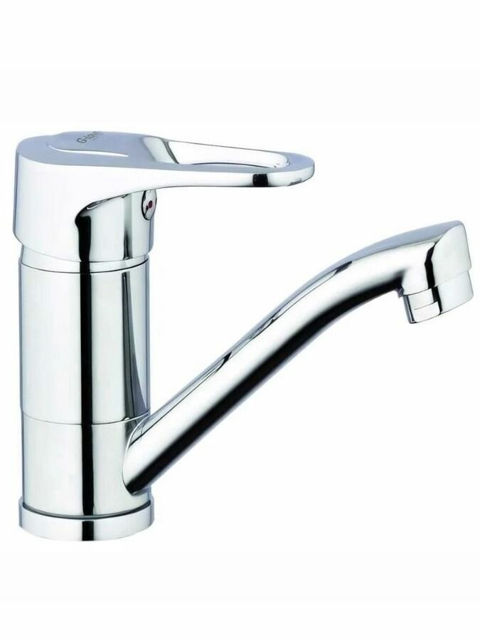 Смеситель для кухни G-lauf с плоским поворотным изливом, хром 4P4-B043