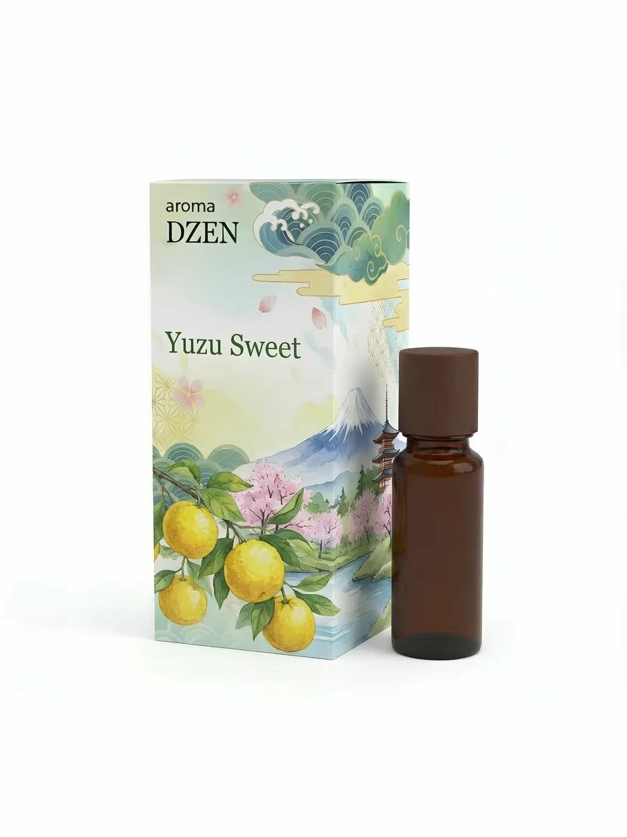 Эфирное масло роллер Сладкий Юдзу Aroma Dzen 5мл для ароматерапии, бани, йоги