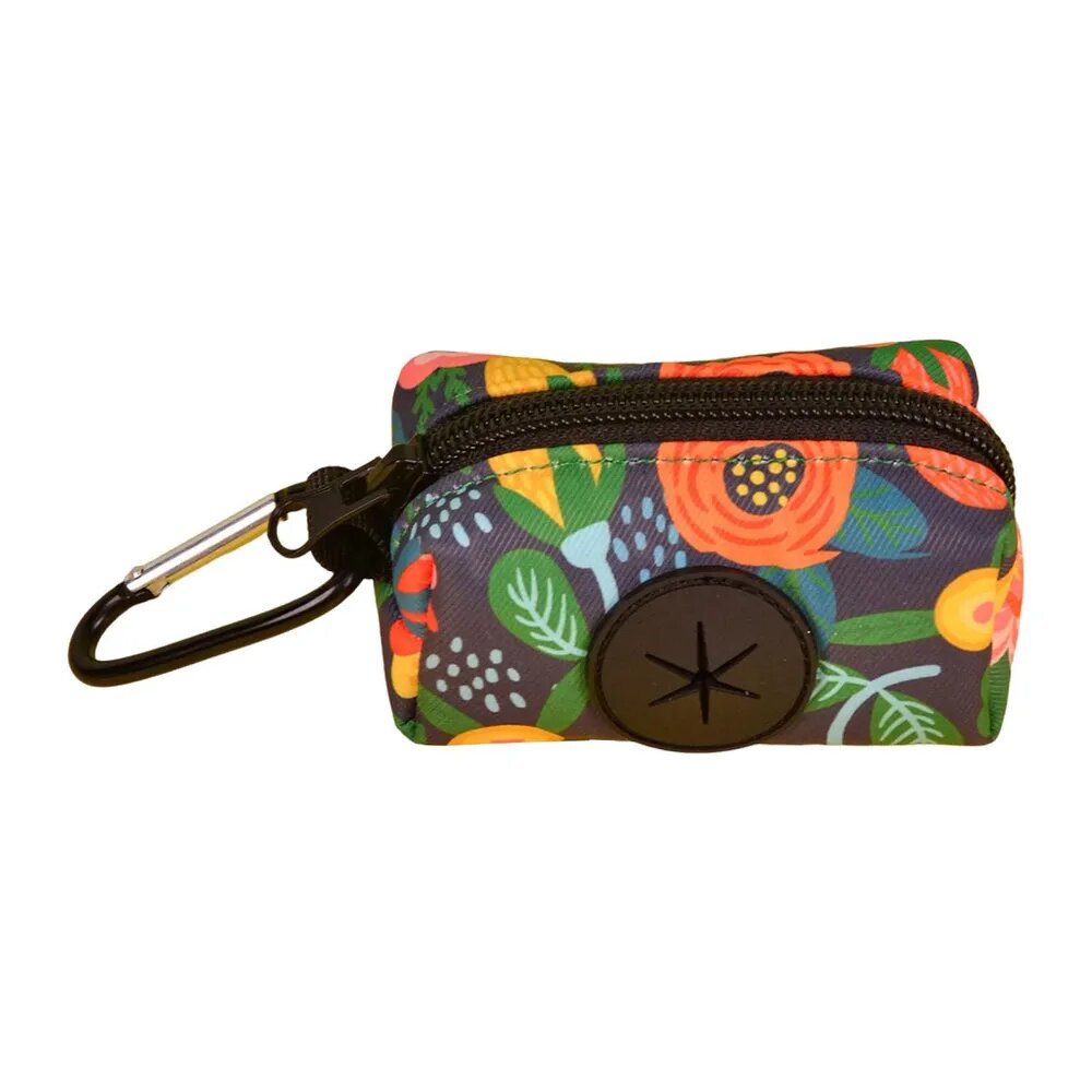 Чехол для мешков для собачьих экскрементов с молнией, прочный, для крепления к поводку, универсальный