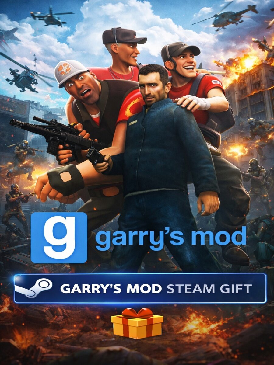 Игра Garry's Mod для STEAM ПК (PC) | Страна активации - Япония | Подарком на Ваш аккаунт | Автовыдача