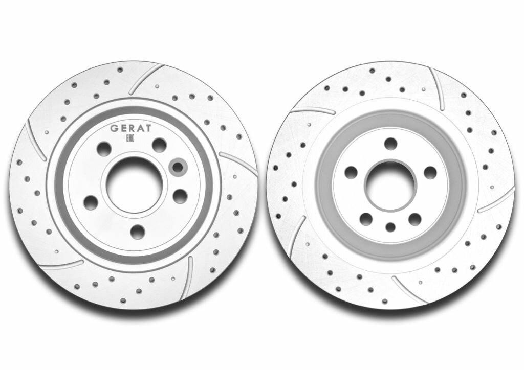 Тормозной диск Gerat DSK-R072P (задний) Platinum FORD GALAXY, MONDEO, S-MAX/LAND ROVER RANGE ROVER EVOQUE (302 мм)