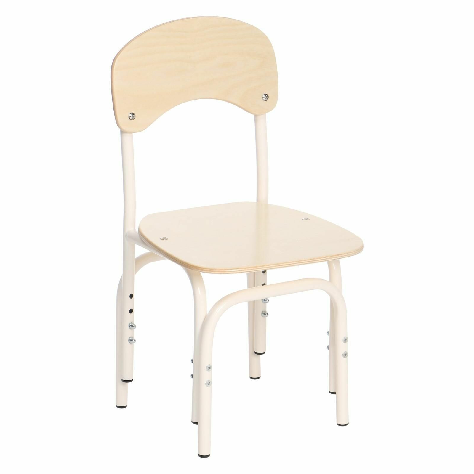Стул детский растущий Яшка гр. 0-1, рост ребенка 850-1150 мм, кремовый белый