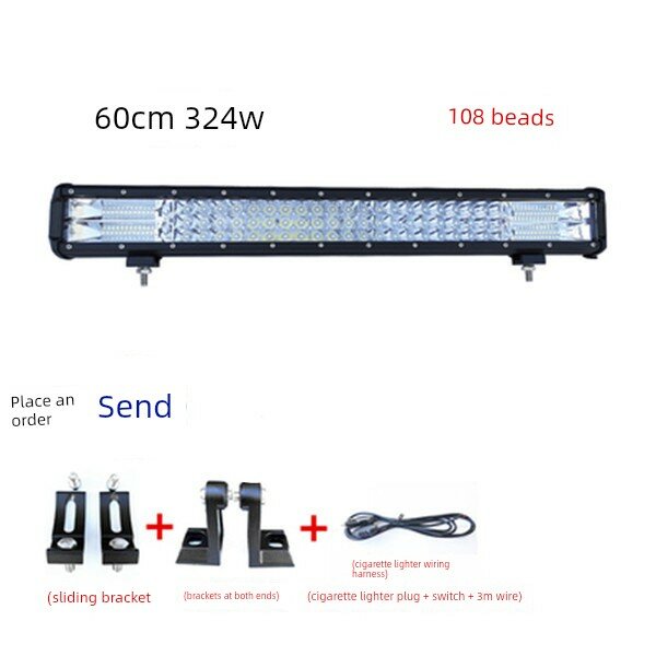 Светодиодные прожекторы для автомобиля 12В 24В, универсальные, для модификации решетки радиатора грузовика,