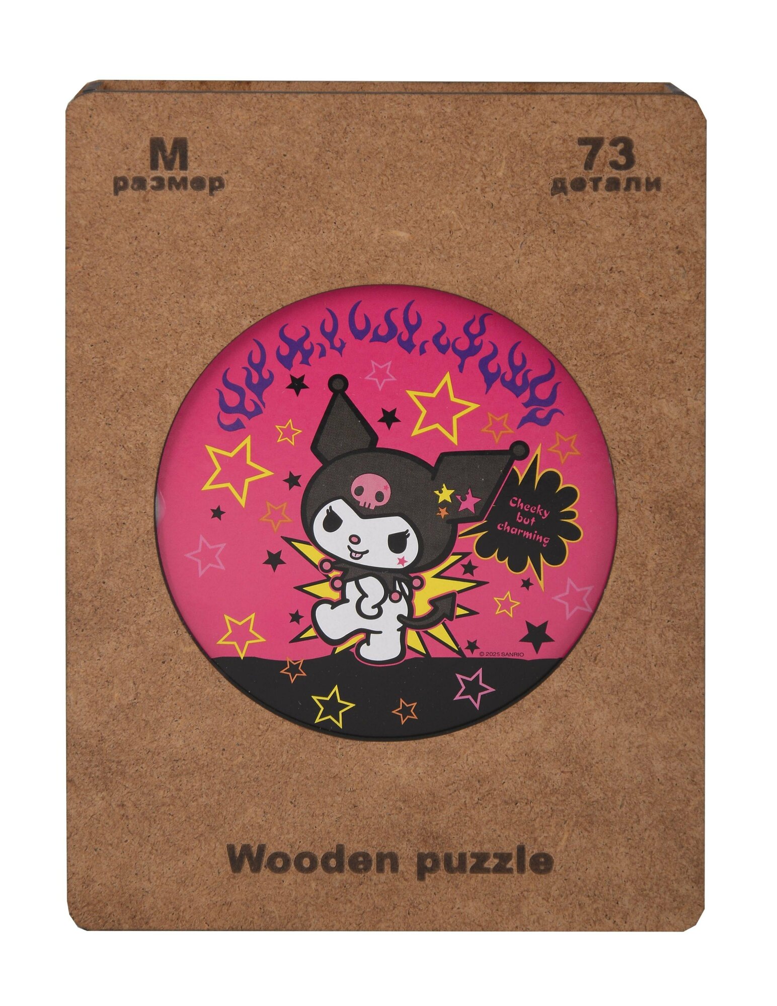 Пазл фигурный 73 дет. Sanrio Mashrooms (8+) (дерев. коробка)