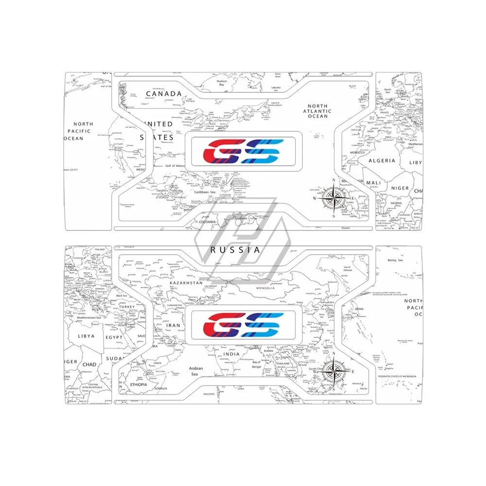 Наклейка для Мотоцикла BMW Vario чехол 2004-2012 R1200GS R1250GS, легко снимается