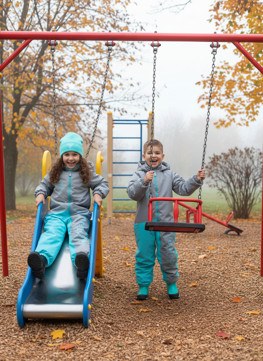 Комбинезон утеплённый