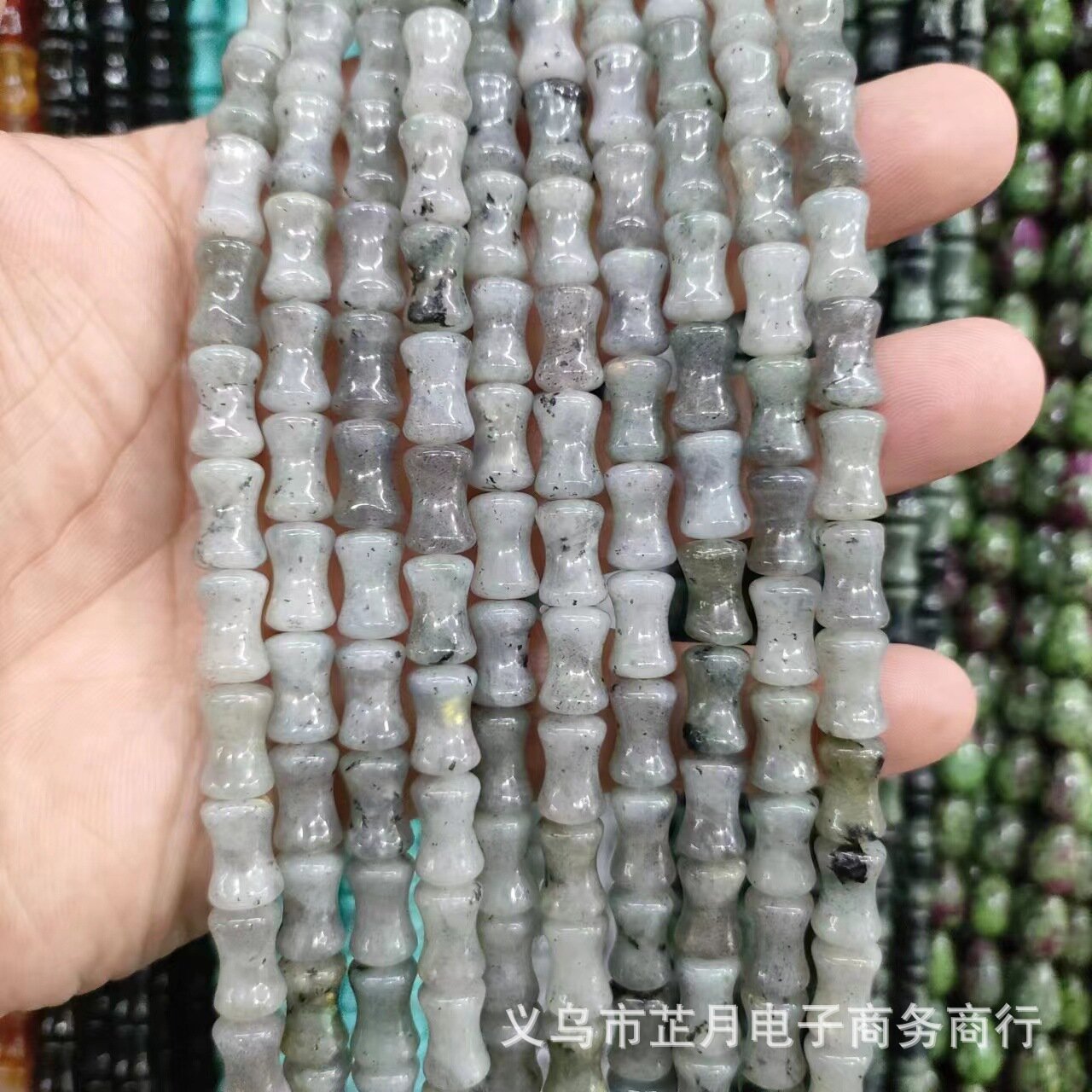 8*12 мм бамбуковые узлы свободные бусины натуральный зеленый авантюрин агат бамбуковые узлы DIY ювелирные аксессуары браслет ожерелье жадеитовые бусины