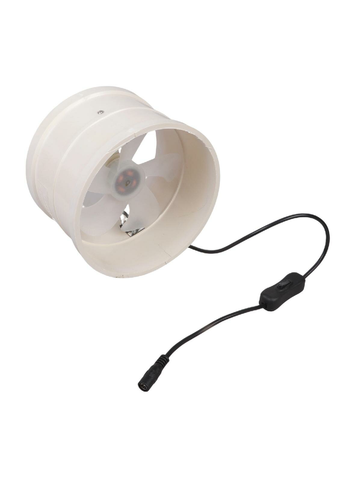 Внутренний диаметр 160 мм ПВХ канальный вентилятор 12V