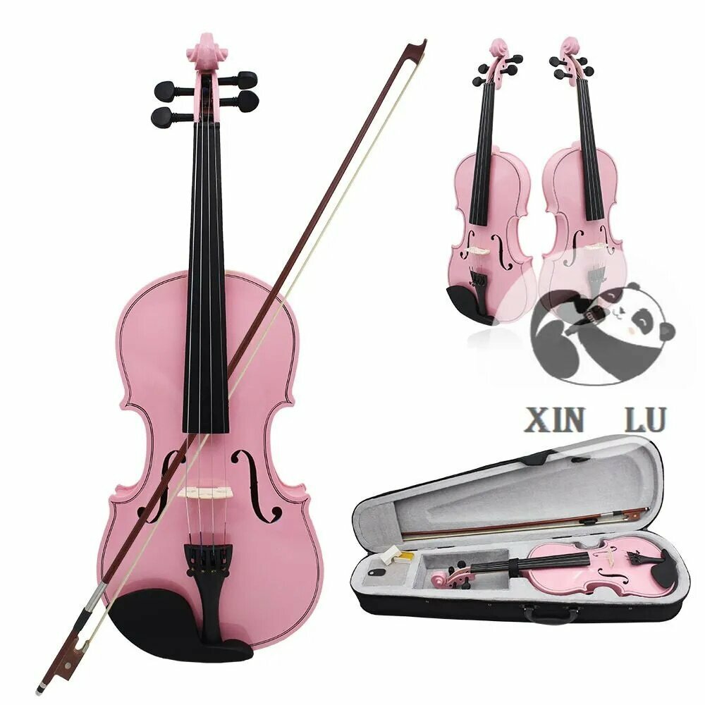 Скрипка из цельного дерева студенты, дети, начинающие, взрослые играют на скрипке 4/4