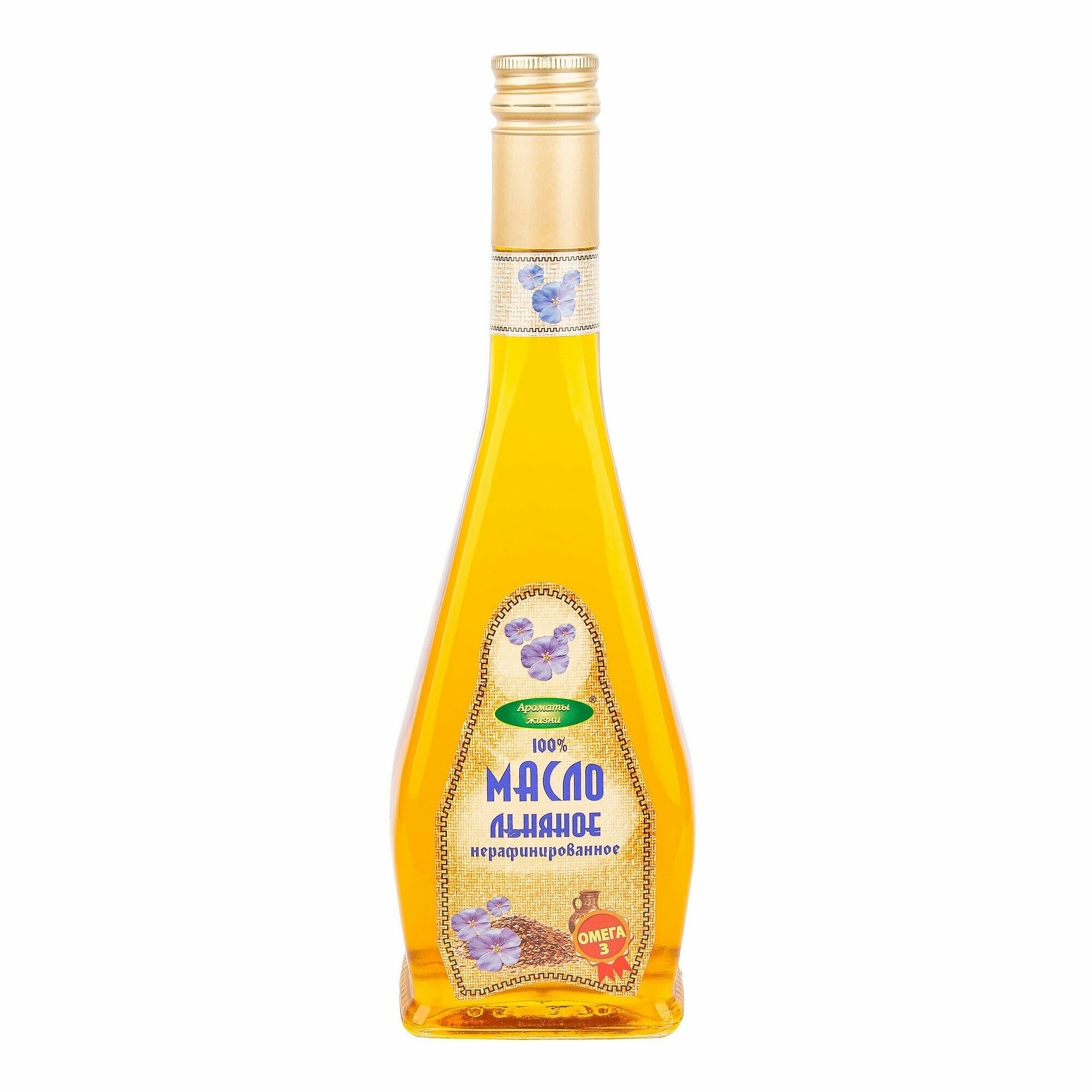 Масло льняное нерафинированное "Ароматы жизни", 500 мл