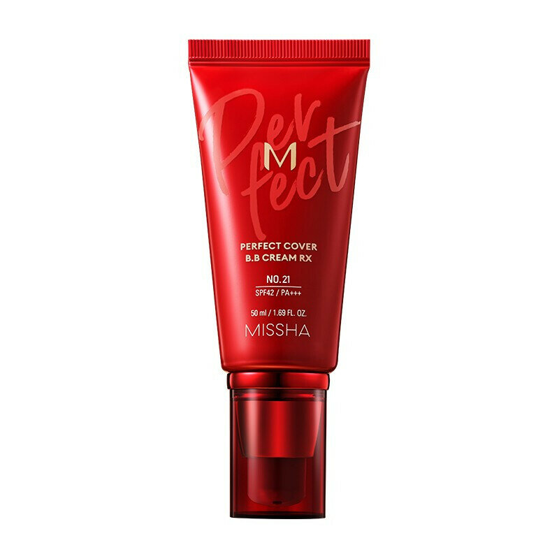 BB-крем женский MISSHA Red BB Cream, оттенок Size 21, 50 мл, контроль жирности, натуральный