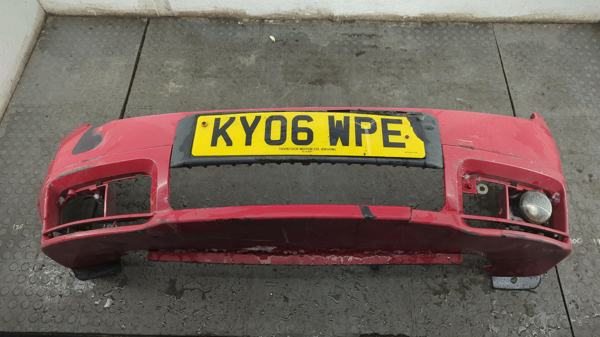 Бампер передний Skoda Fabia Б/У