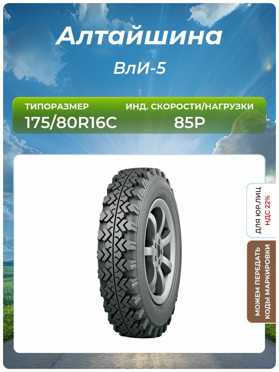 Шина Алтайшина ВлИ-5