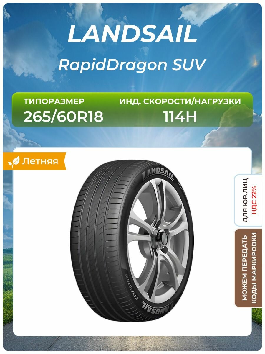 Шина LANDSAIL RapidDragon SUV