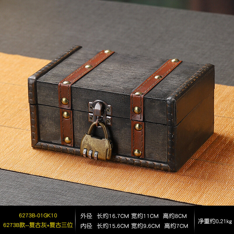 2026 Ретро деревянная коробка для хранения, коробка для подарков с ремнем для часов, коробка для съемок фильмов, коробка для декора витрины магазина