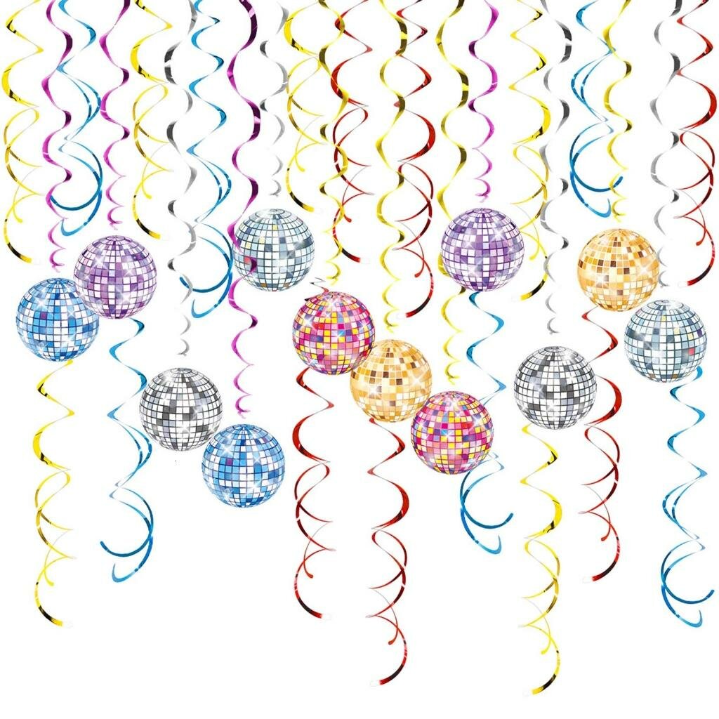 Декор для потолка в стиле диско