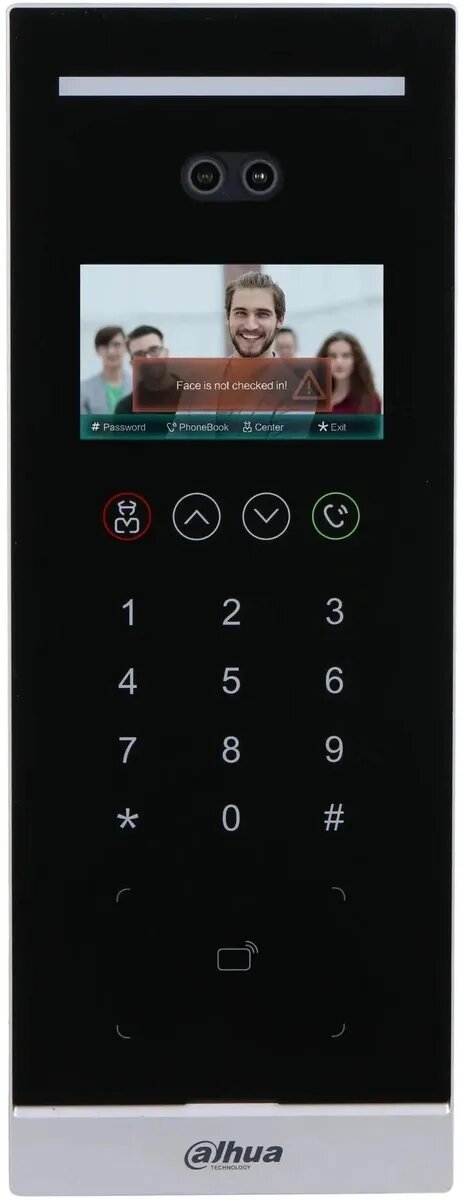 Видеопанель Dahua DHI-VTO6531H-S2 цветной сигнал цвет панели: черный