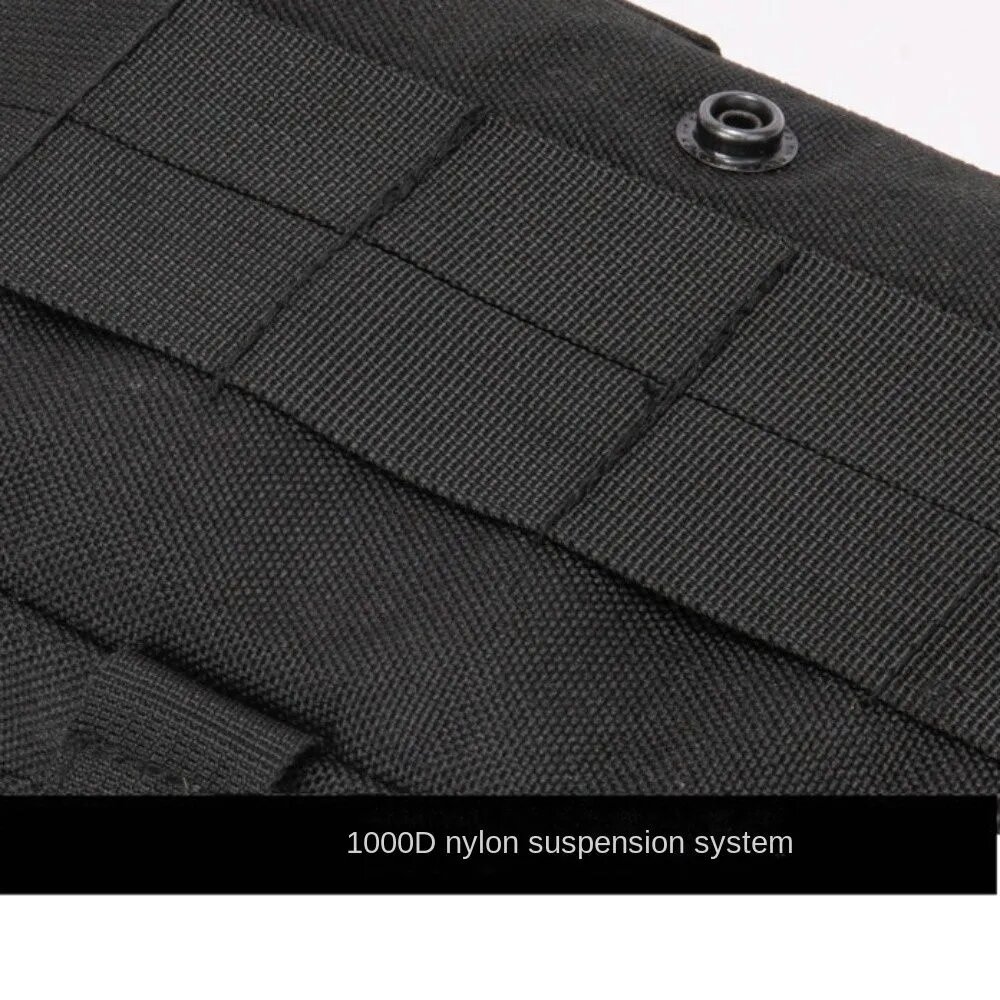 Сумка тактическая Мужская Molle нейлон Зеленый 20,5*13*6 см — фото 1