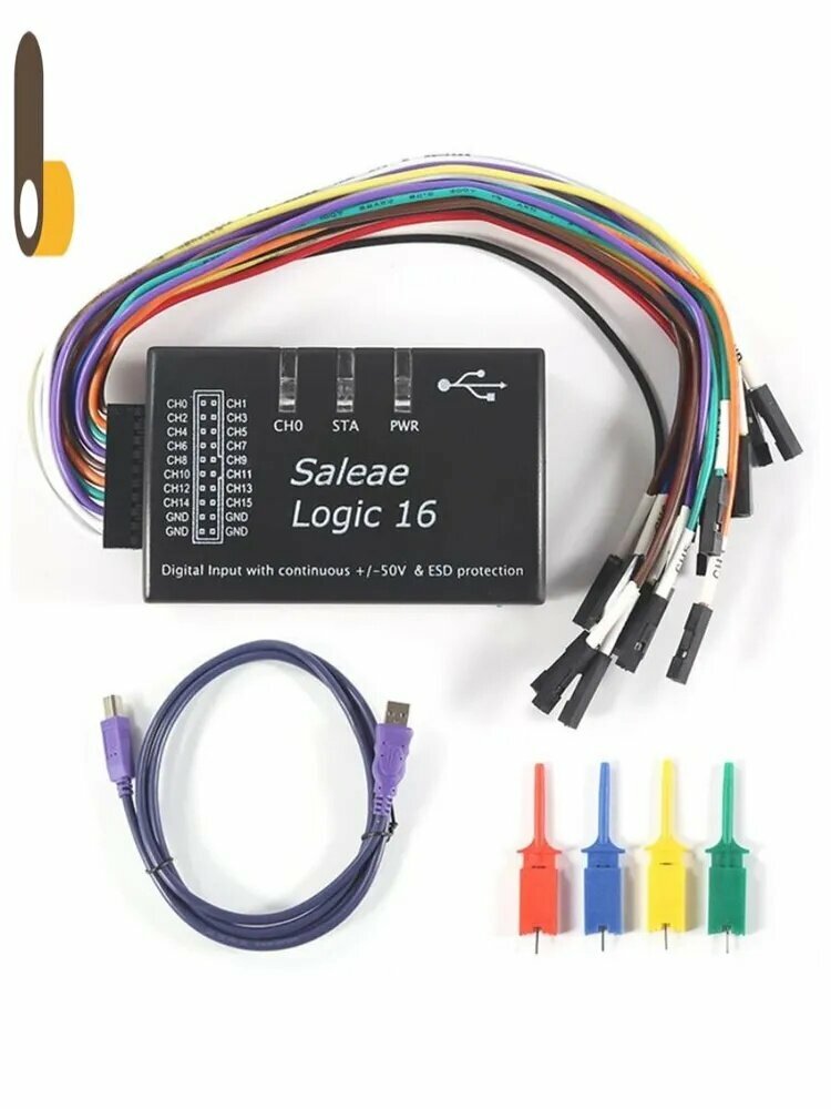 (X H V U) Мультисистема логического анализатора Logic Usb совместим с официальной версии, частота дискретизации 100 м, 16-канальные инструменты
