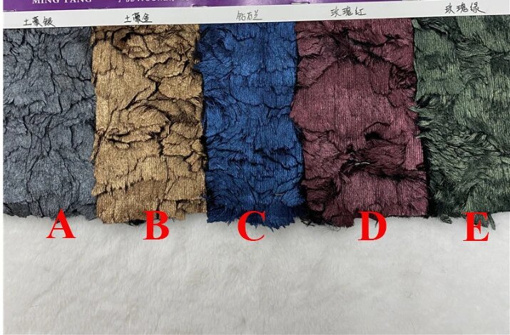 Золотисто-коричневая меховая ткань для пошива 160cmx90cm, C BLUE