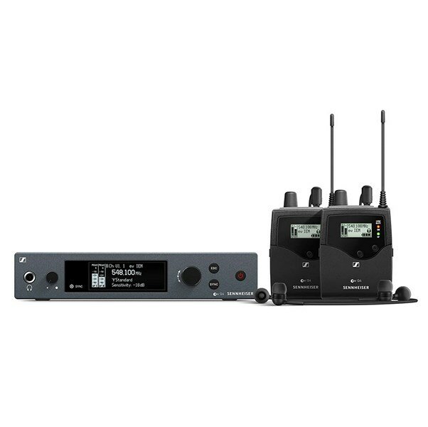 Sennheiser 509615 507838 EW IEM G4-TWIN-G Беспроводная система мониторинга, 2 приемн, 566-608 Мгц